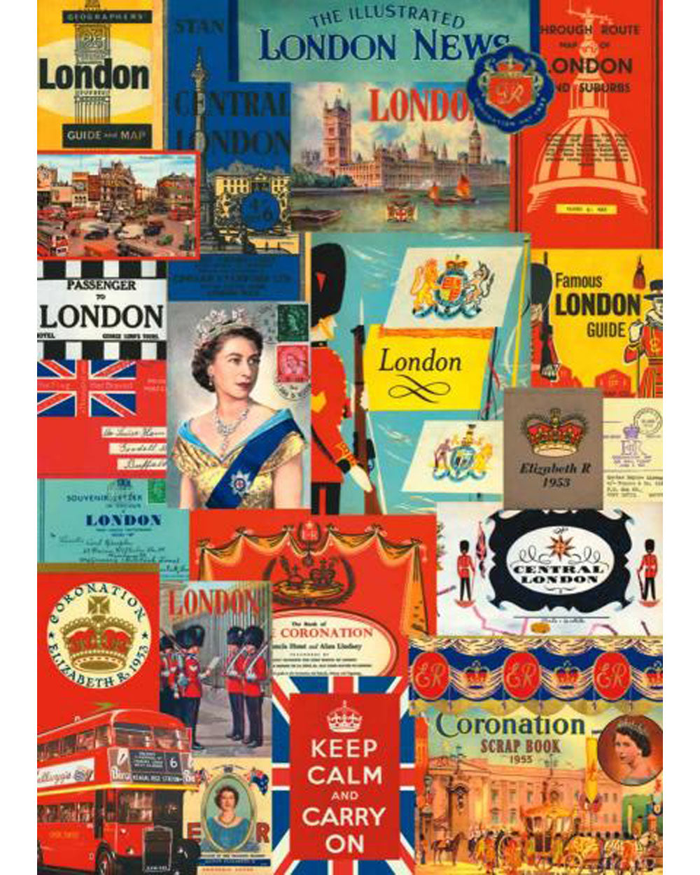 Poster - London Collage – Passion For Paper